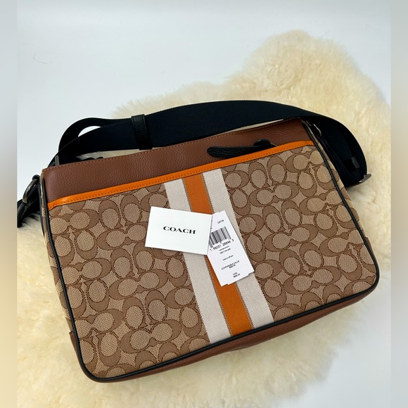 Coach | Bags | Coach Thompson Crossbody In Signature Jacquard With ...